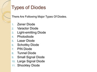 Types of diode | PPTX
