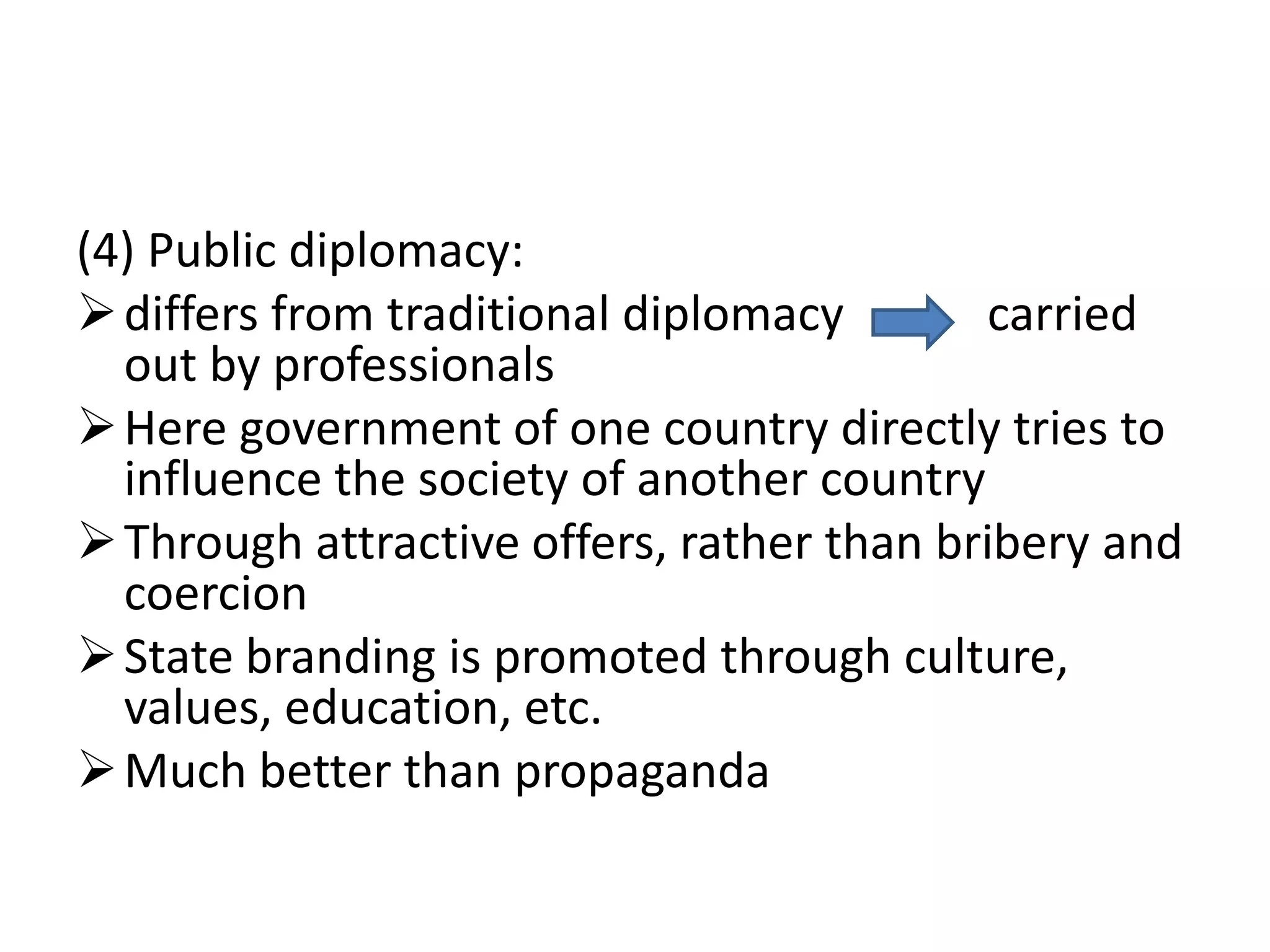 Types of diplomacy | PPTX