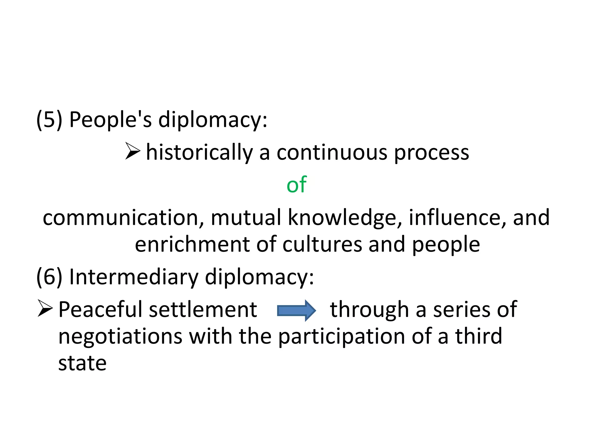 Types of diplomacy | PPTX