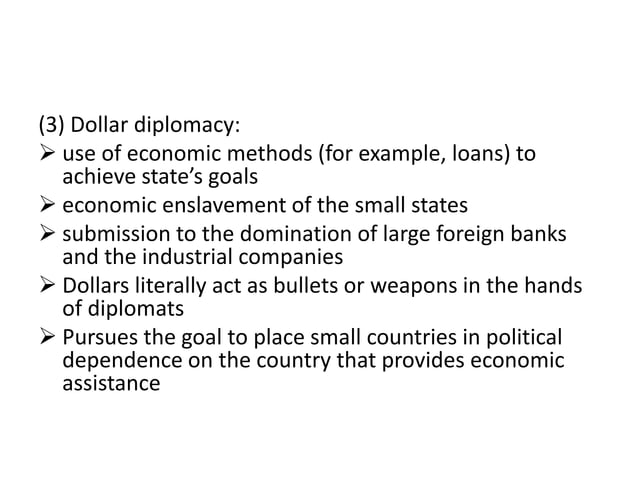 Types of diplomacy | PPTX | Politics