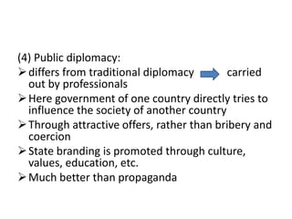 Types of diplomacy | PPTX