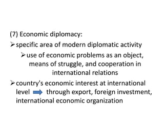 Types of diplomacy | PPTX
