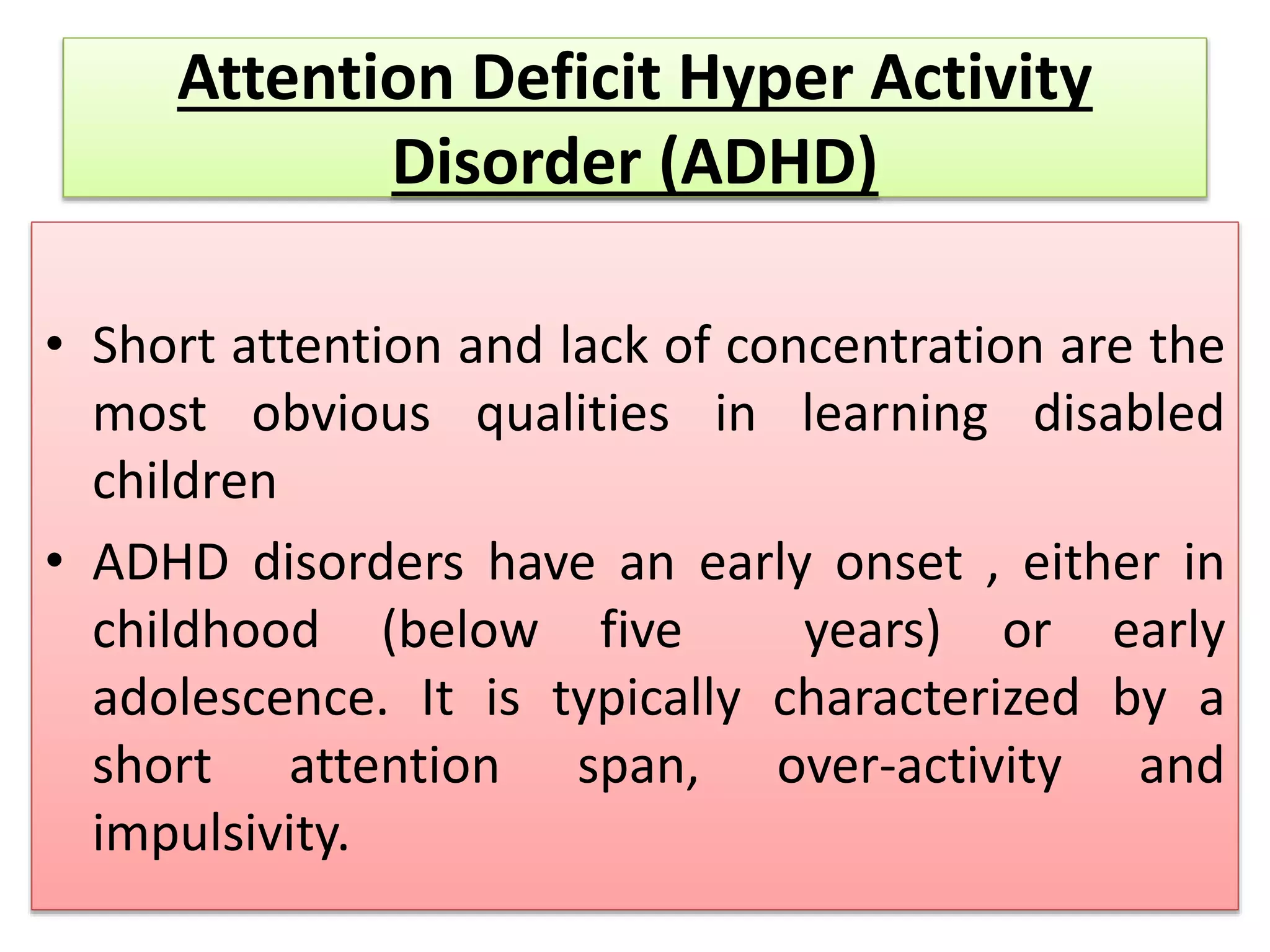 Types of disabilities | PPTX