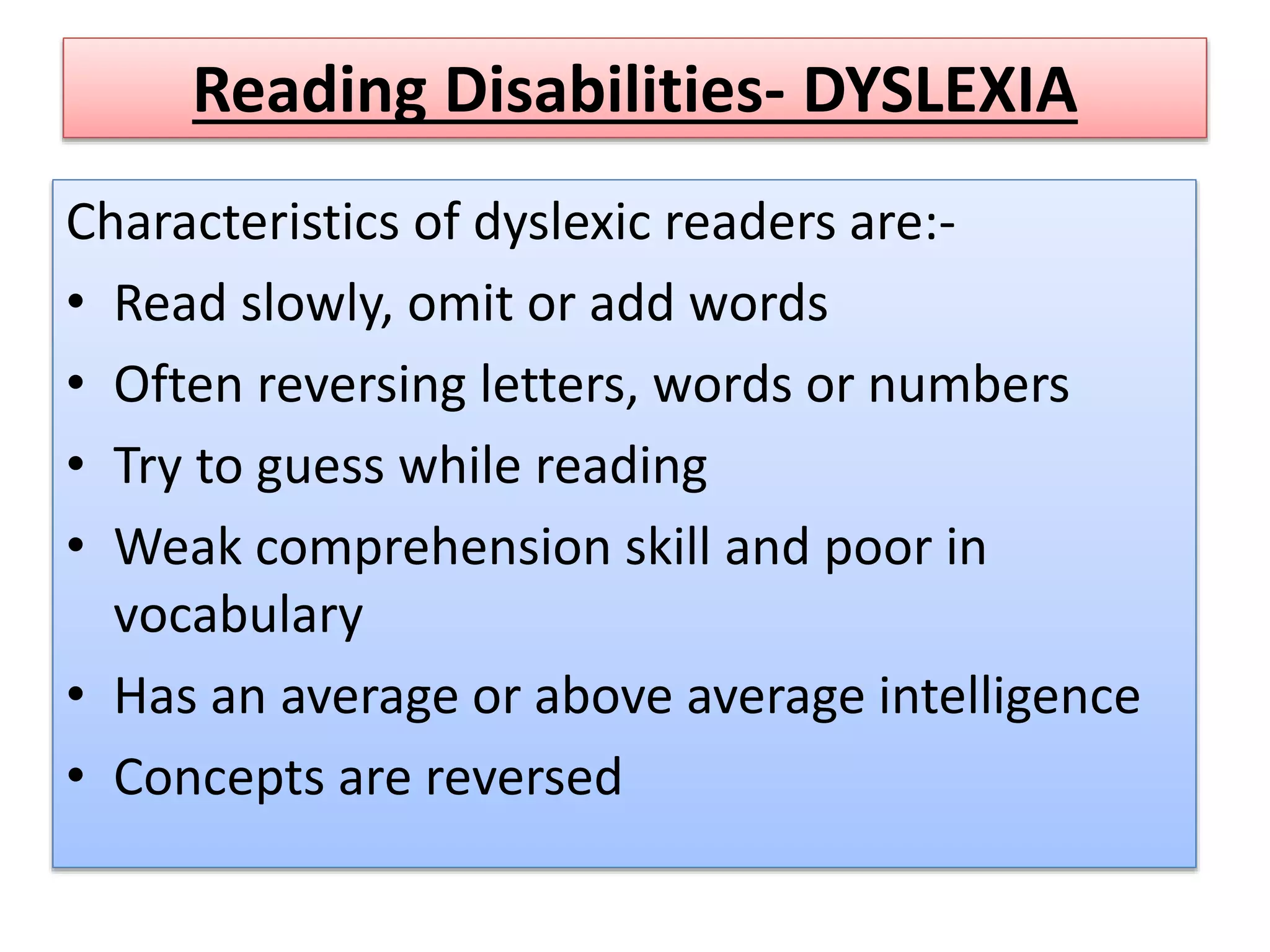 Types of disabilities | PPTX