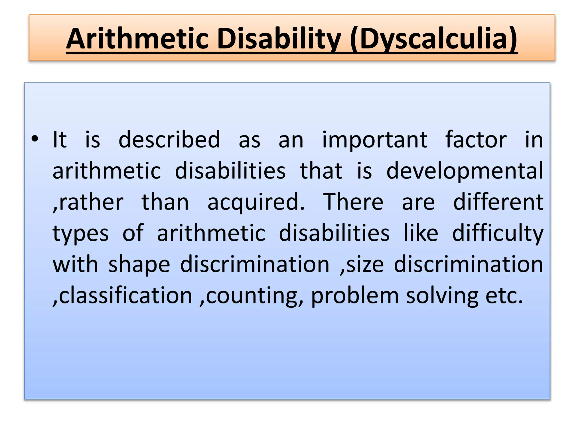 Types of disabilities | PPTX