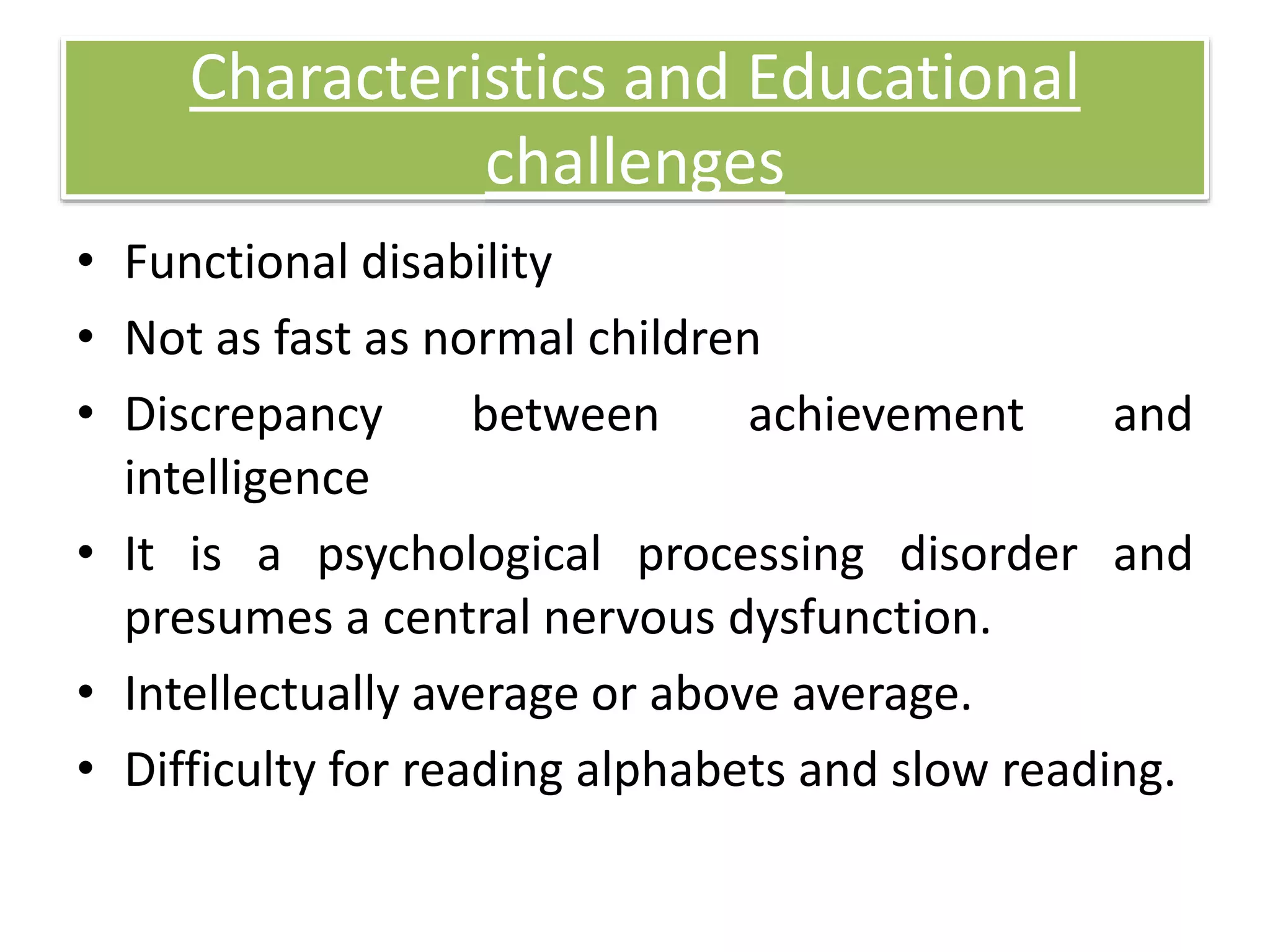 Types of disabilities | PPTX