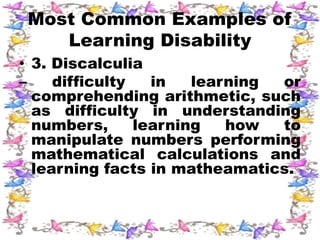 Types of disabilities, functional behavior assessment, | PPTX