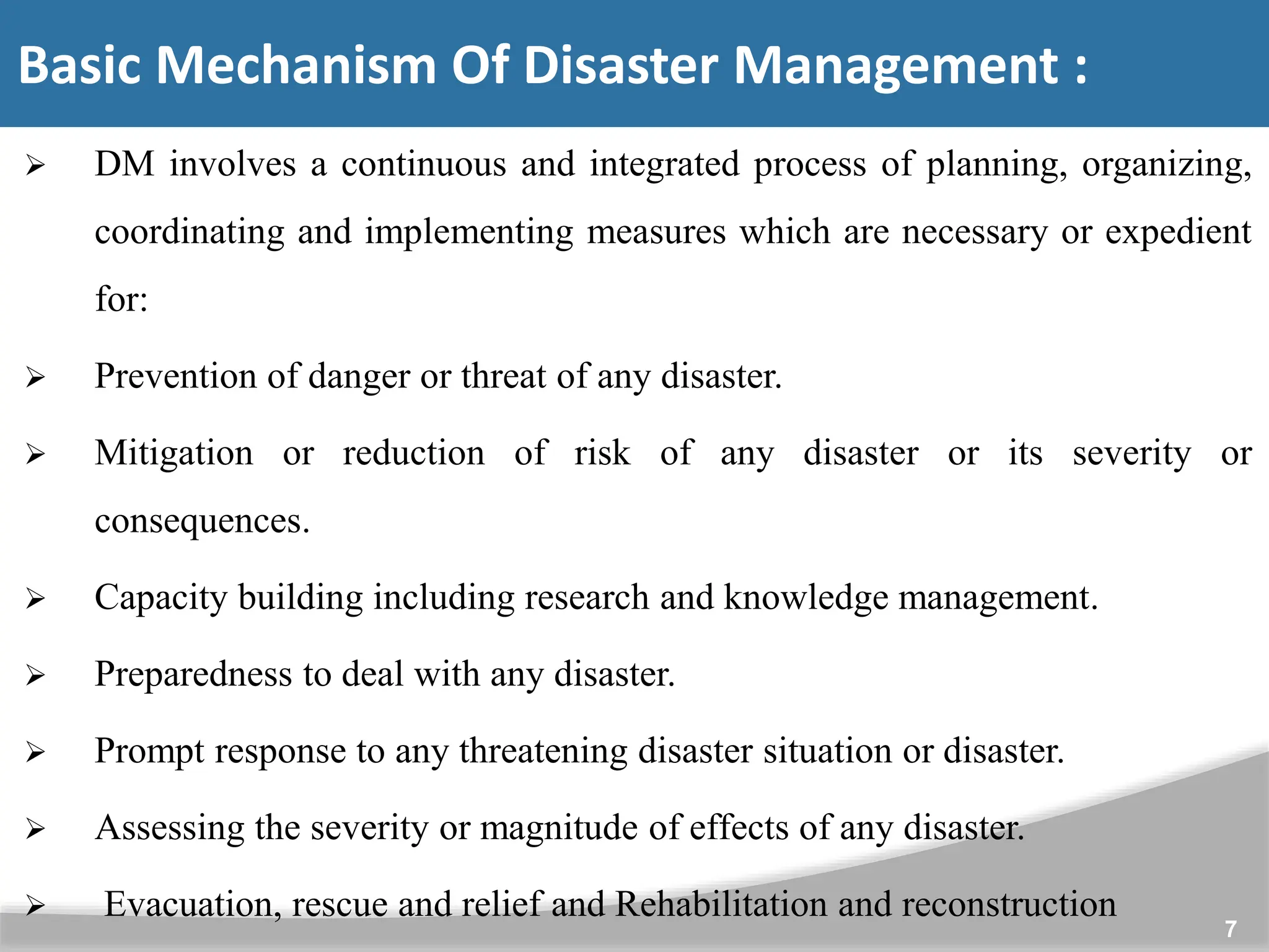 Types of disaster - consequences and remedial measures | PPTX