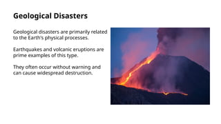 Technological disasters arise from human inventions and failures ...