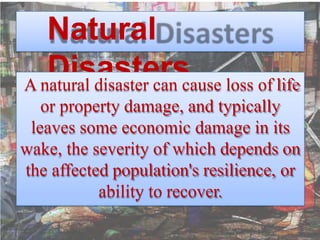 Types of Disasters | PPTX