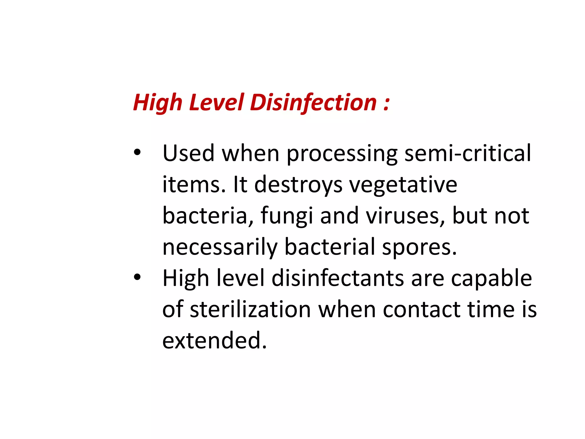 Types of disinfectants | PPT