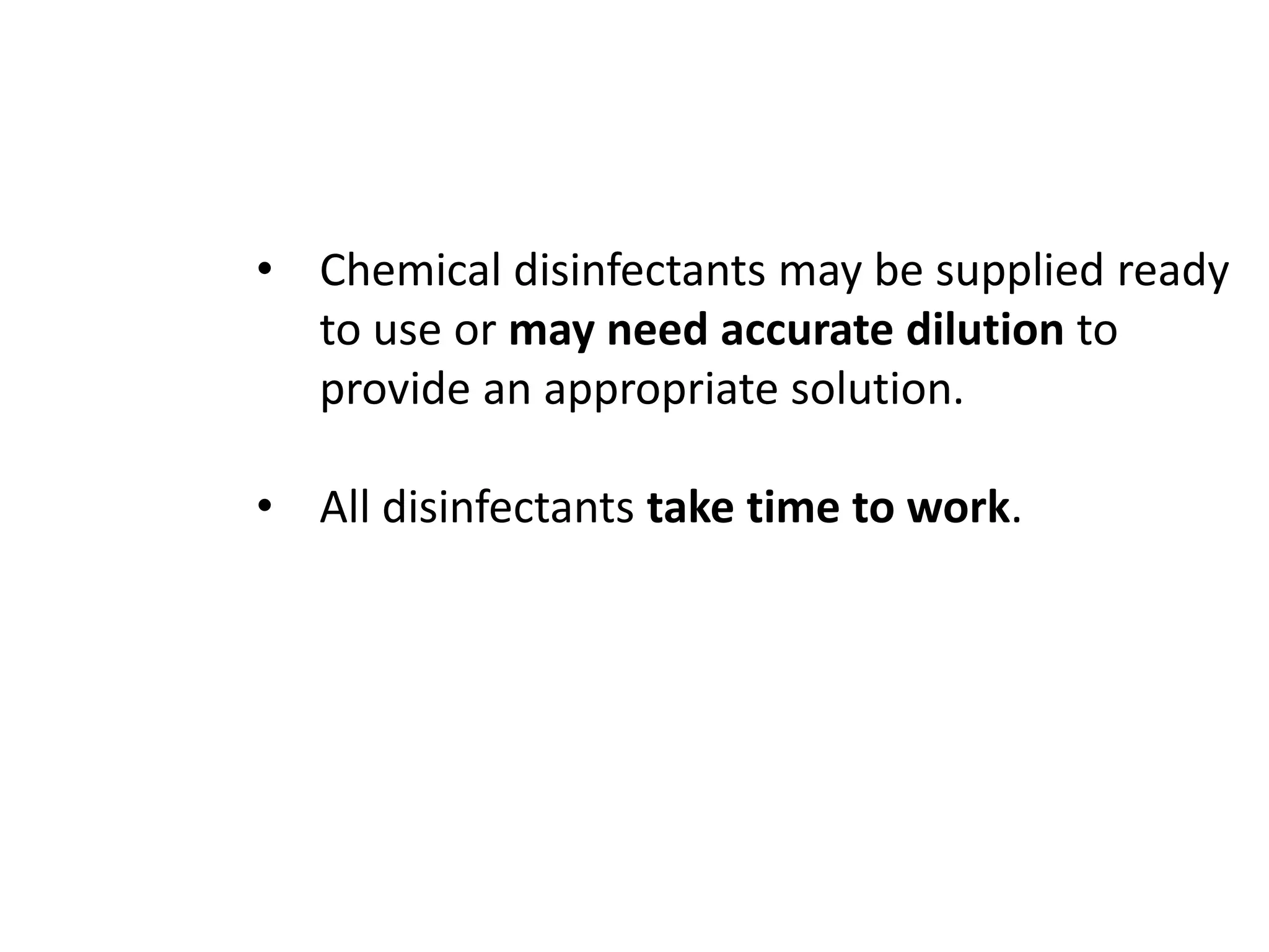 Types of disinfectants | PPT