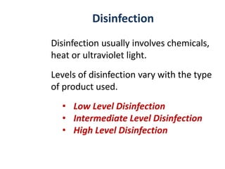 Types of disinfectants | PPT