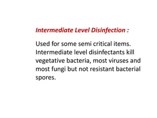 Types of disinfectants | PPT