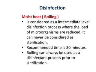 Types of disinfectants | PPT