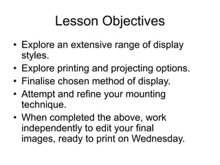 Types of display | PPT