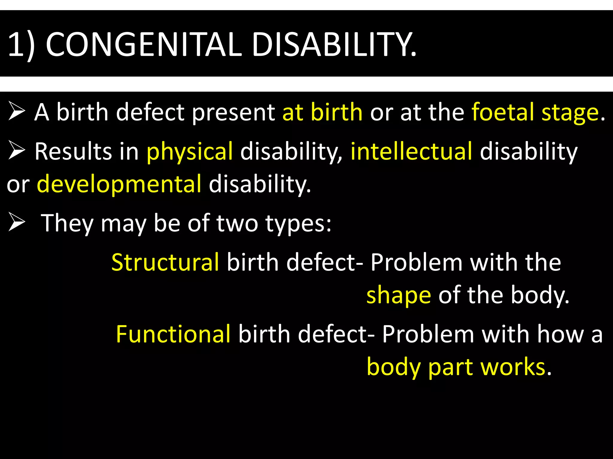 Types of dissabilities | PPT