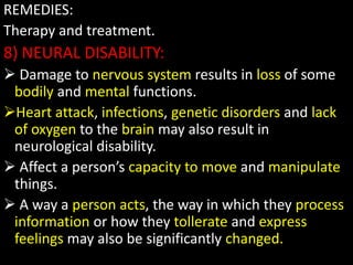 Types of dissabilities | PPTX