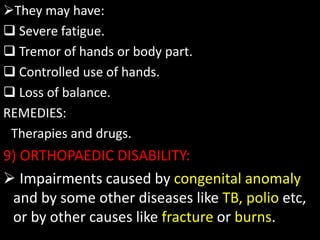 Types of dissabilities | PPT