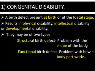 Types of dissabilities | PPT