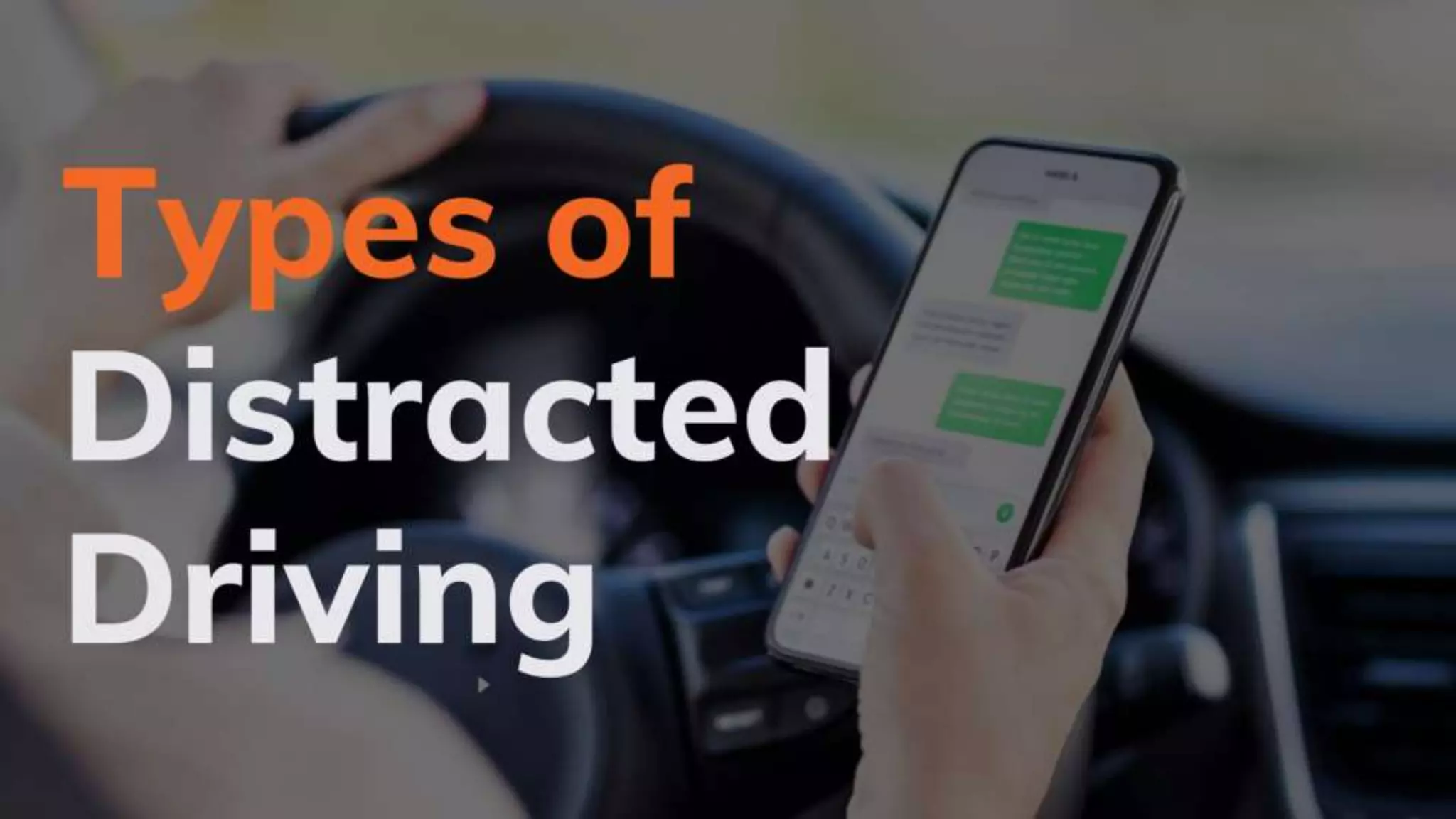 Types of Distracted Driving | PPTX