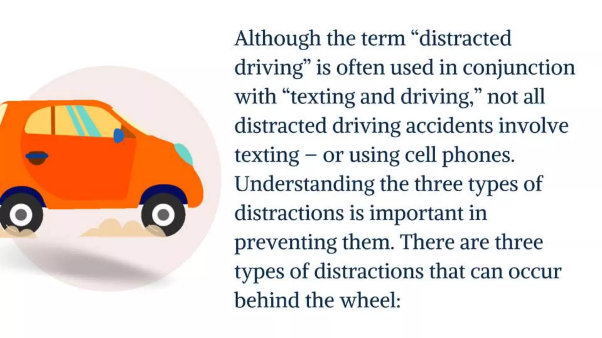 Types of Distracted Driving | PPTX