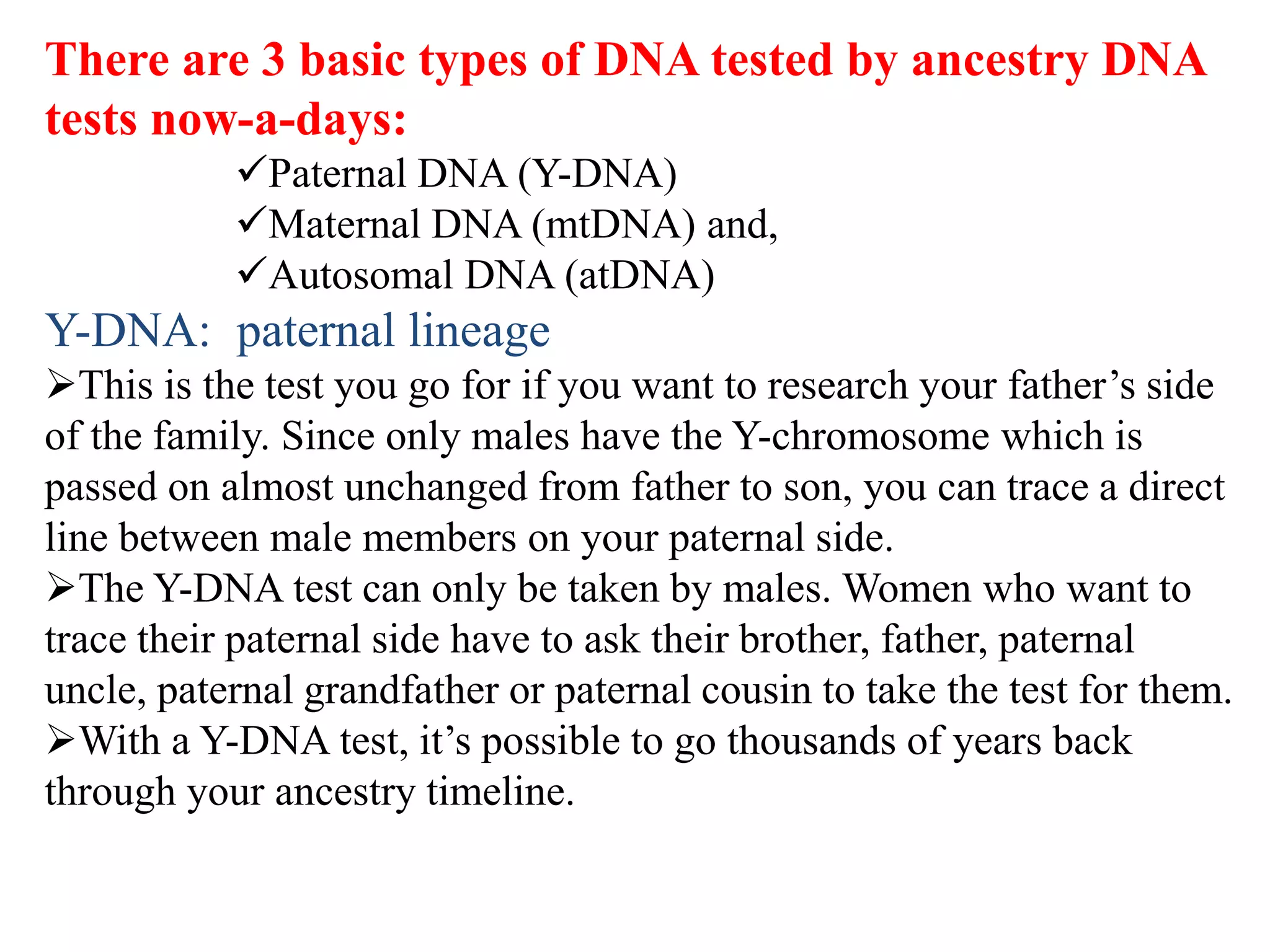 Types of DNA and RNA and their importance | PPTX