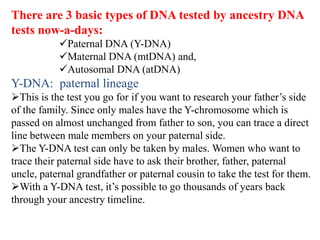 Types of DNA and RNA and their importance | PPTX