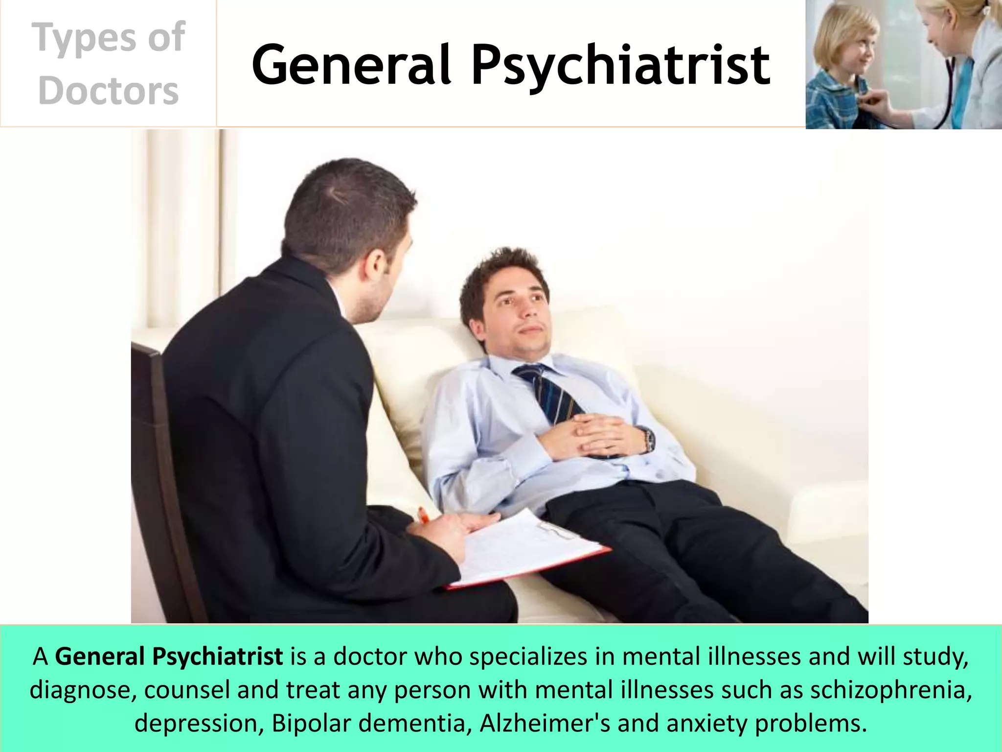 Types of Doctors | PPTX