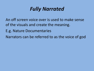 Types of documentaries | PPTX