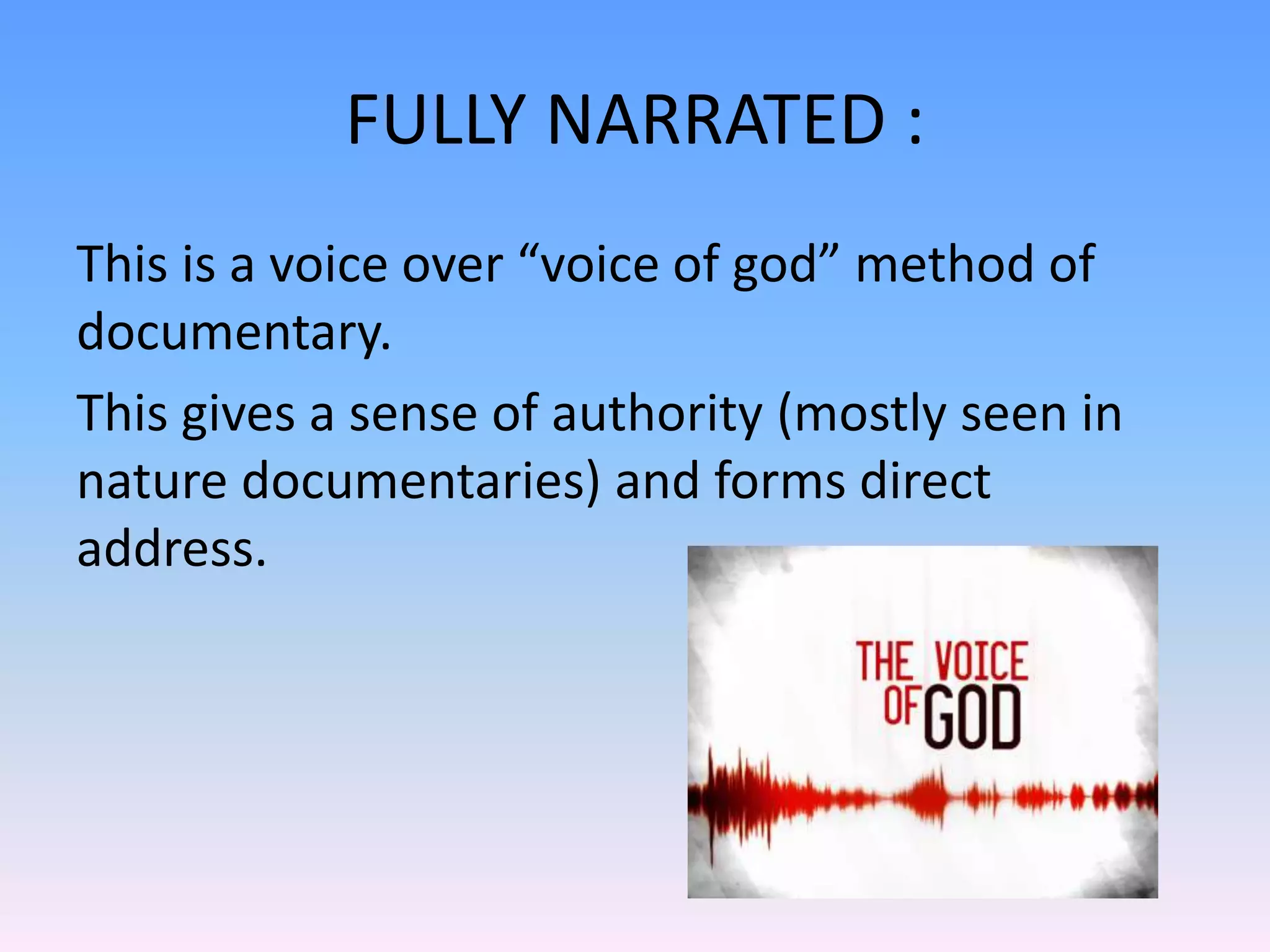 Types of documentaries | PPTX