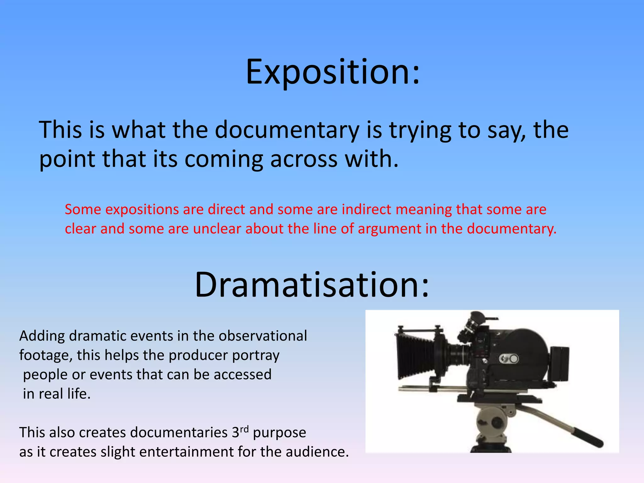 Types of documentaries | PPTX