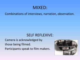 Types of documentaries | PPTX