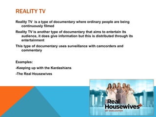 Types of documentaries | PPT