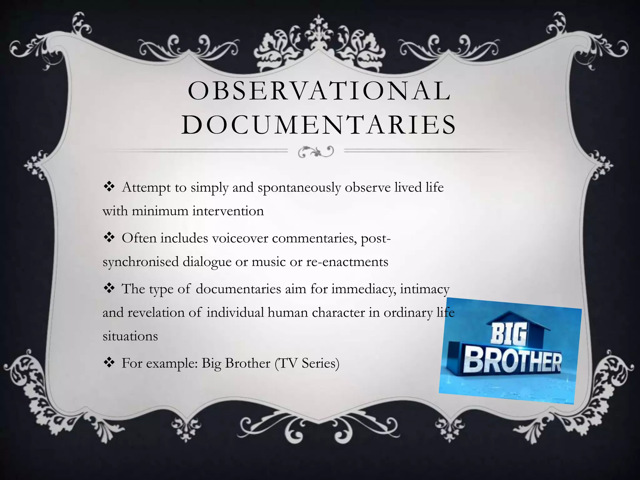 Types of documentaries | PPTX