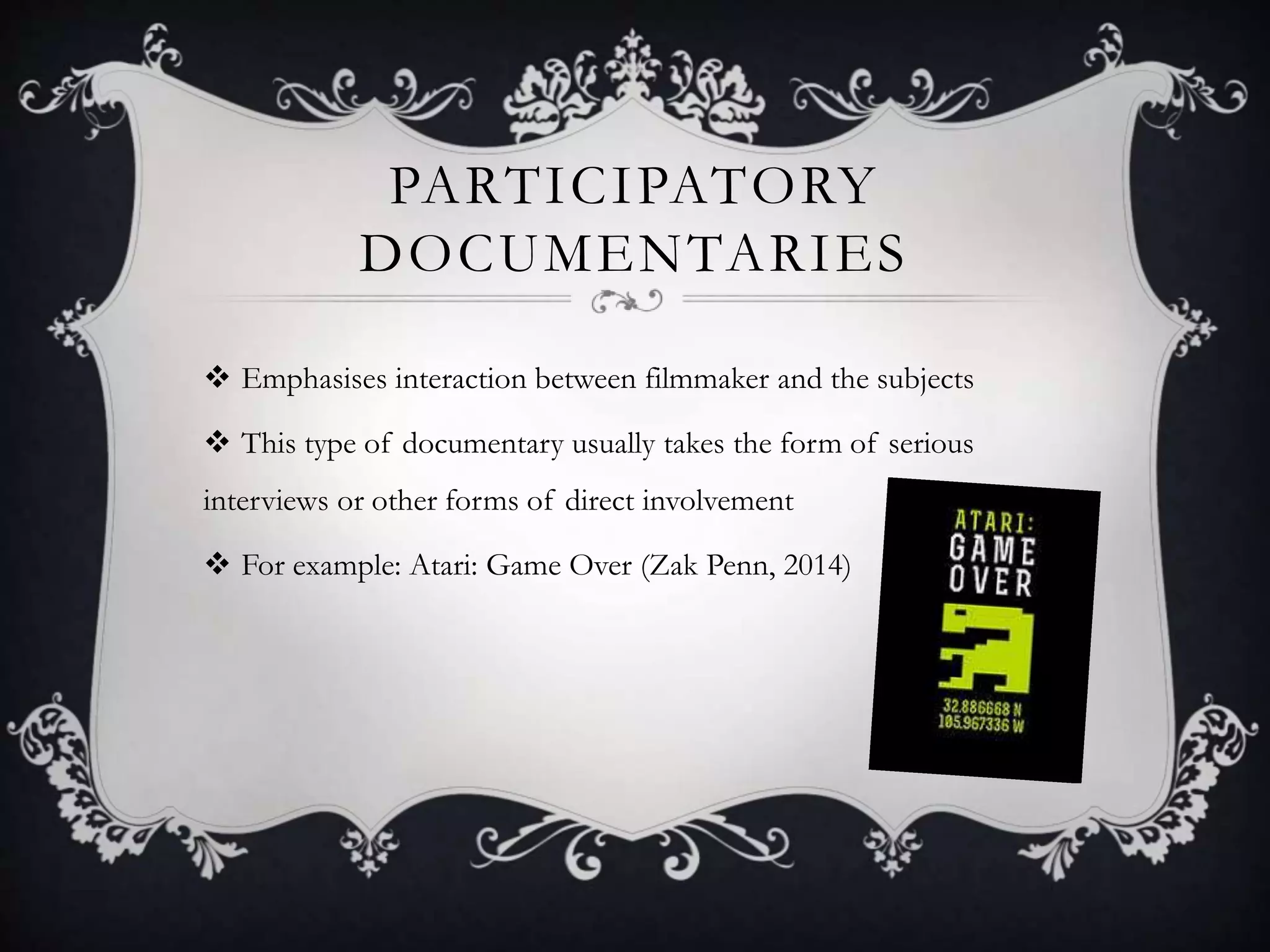 Types of documentaries | PPTX