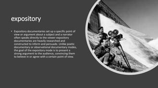 types of documentaries | PPT