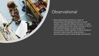 types of documentaries | PPTX