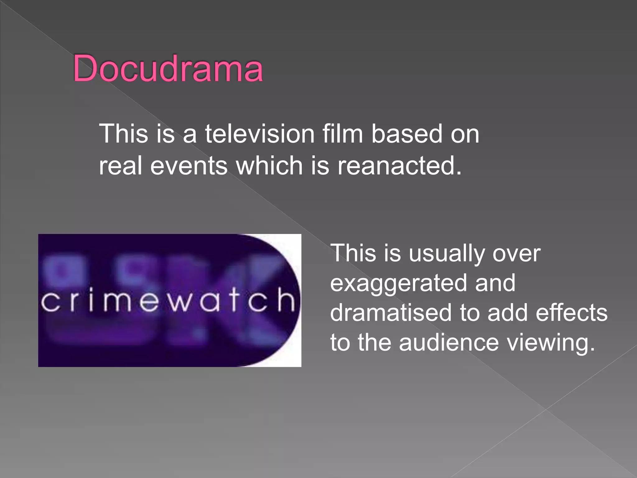 Different types of documentaries | PPTX