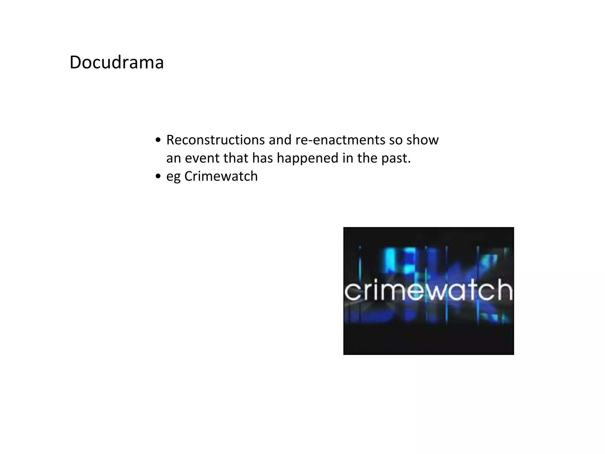 Types of Documentary | PPTX | Documentary | Genres