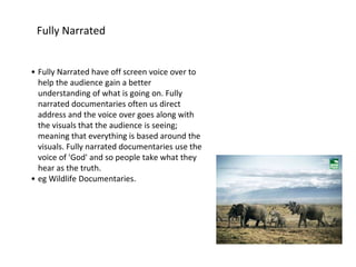 Types of Documentary | PPTX | Documentary | Genres