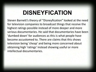 Types of Documentary | PPTX | Documentary | Genres