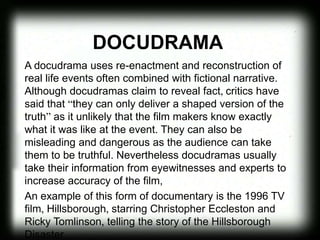 Types of Documentary | PPTX