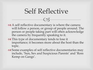 Types of documentary | PPTX