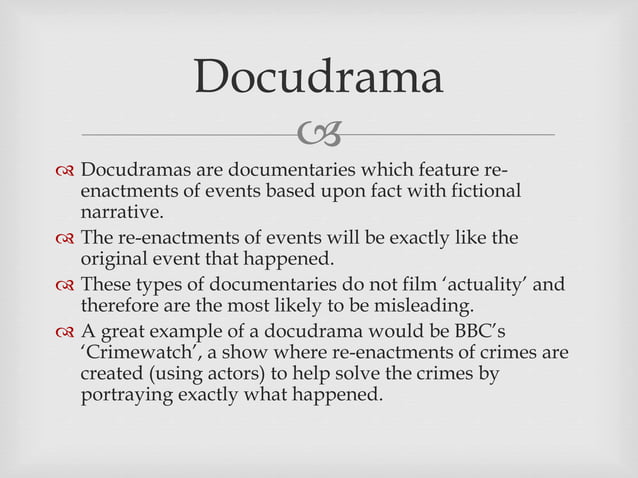Types of documentary | PPTX