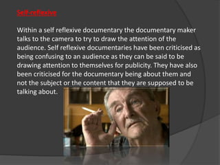 Types of documentary | PPTX | Video Production | Content Production