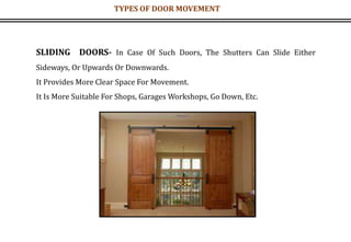 Types of door | PPTX