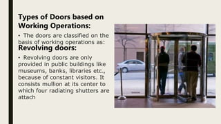 Basic types of doors that designer must know | PPT