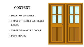 types of DOORS.pdf and its types ........ | PDF