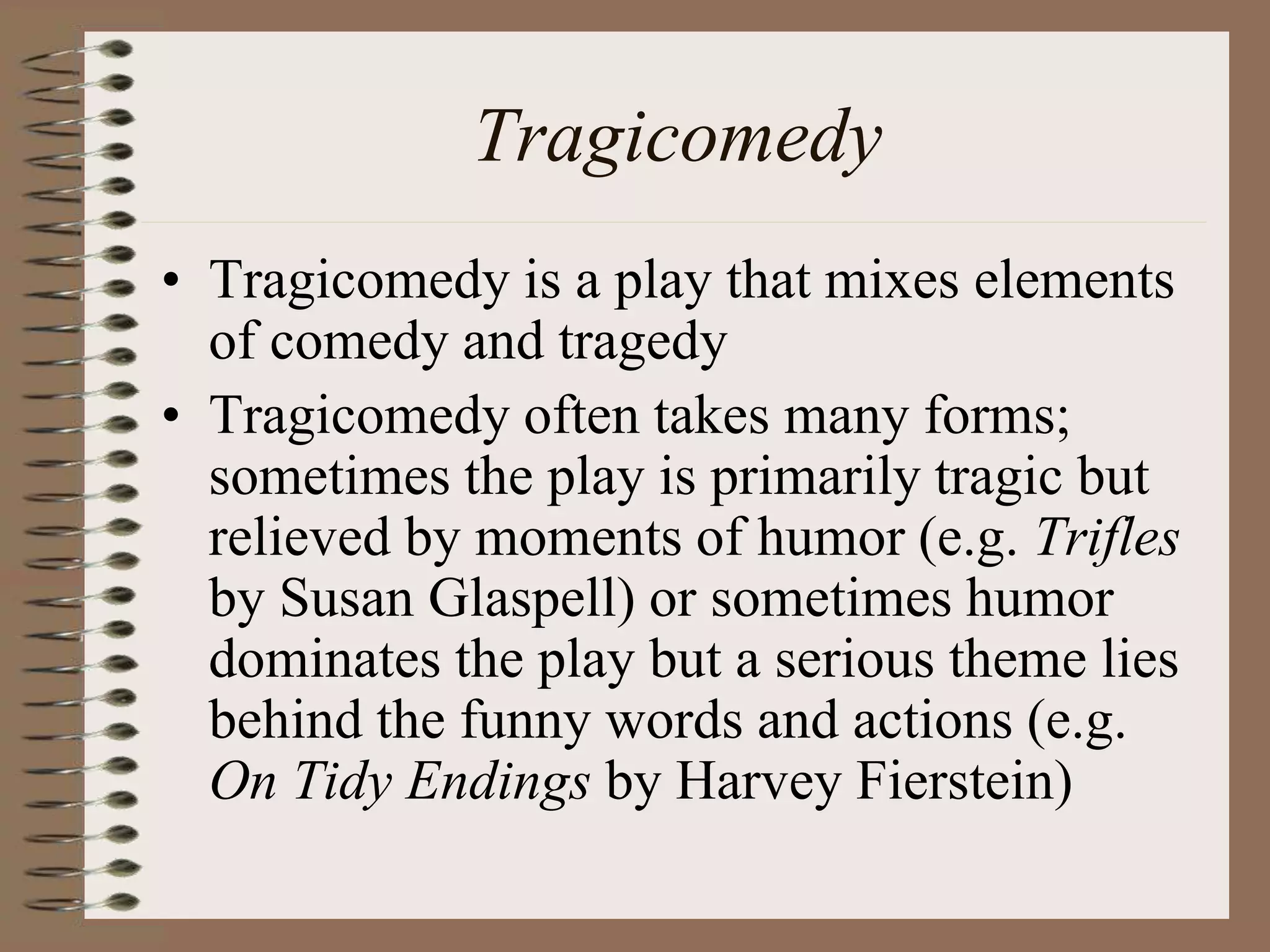 Types of drama | PPTX